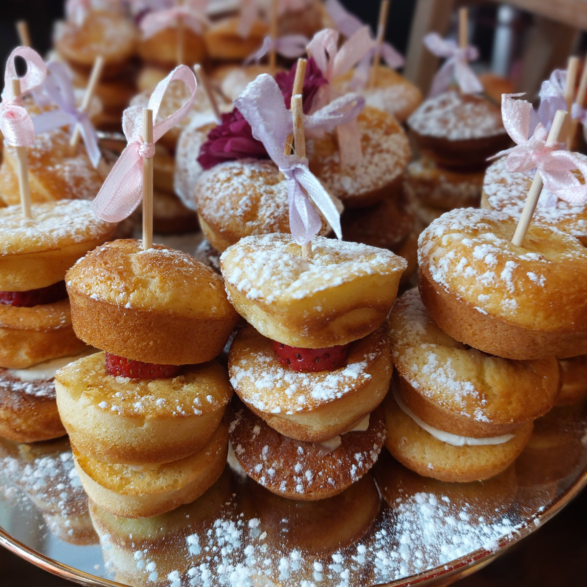 Mini crumpet stackers per dozen - Caffé Villagio
