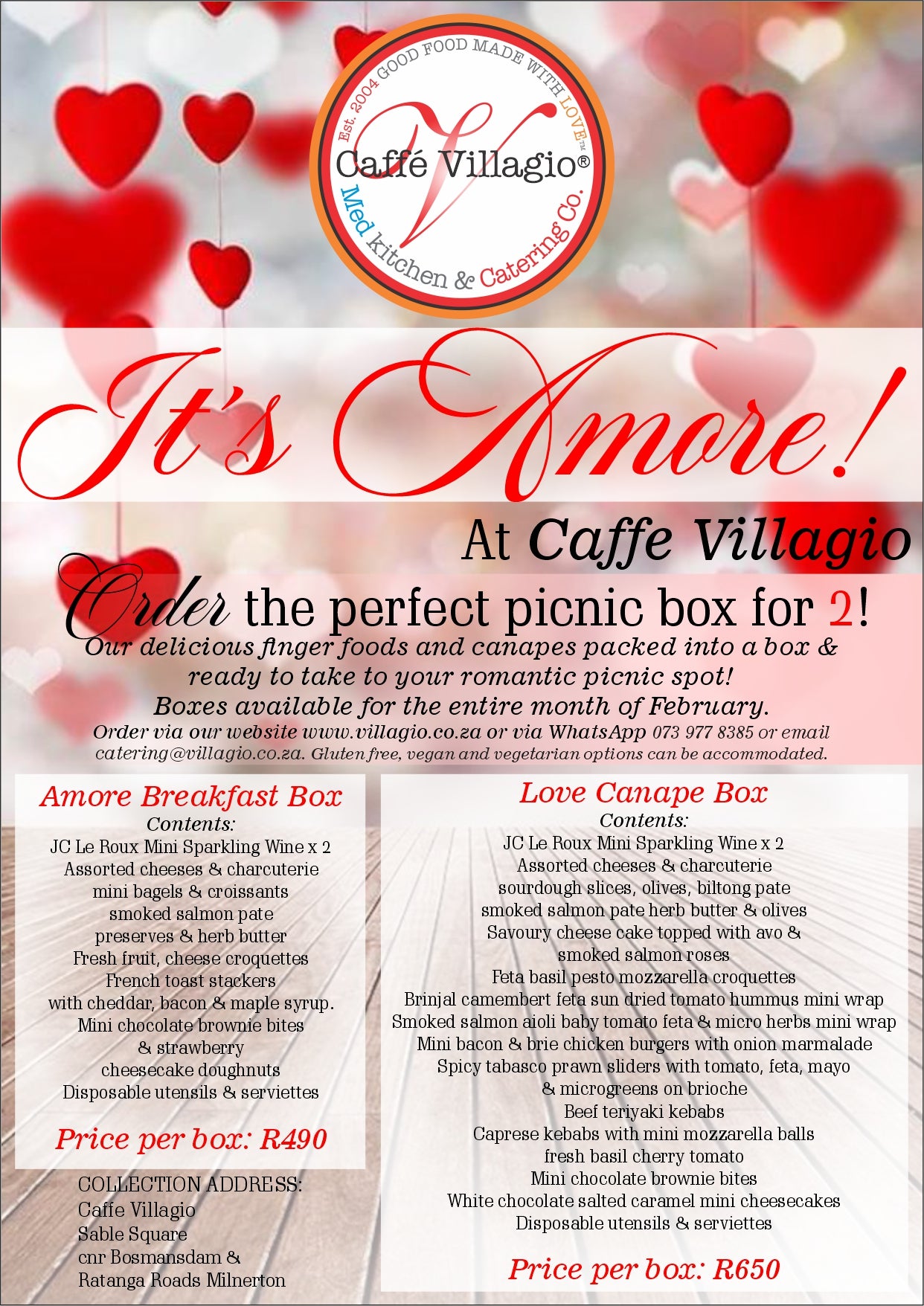 Welcome to Caffé Villagio | All-Day Breakfast & Mediterranean Cuisine